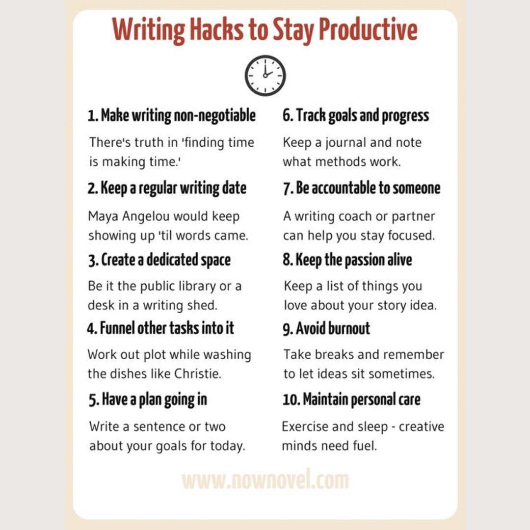 Writing Hack to Stay Productive