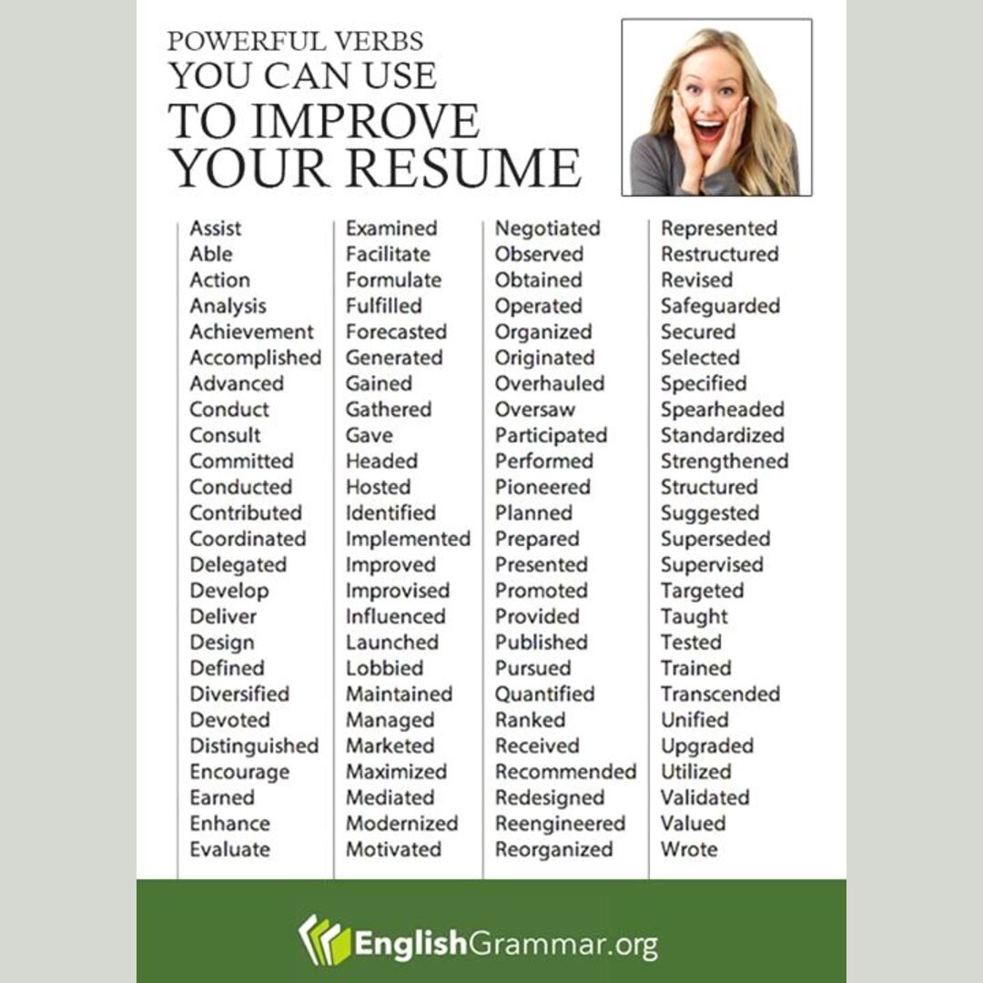Powerful Verbs to Make Your Resume More Appealing